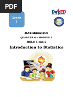 Math 7-Q4-Module-5 | PDF | Mean | Mode (Statistics)