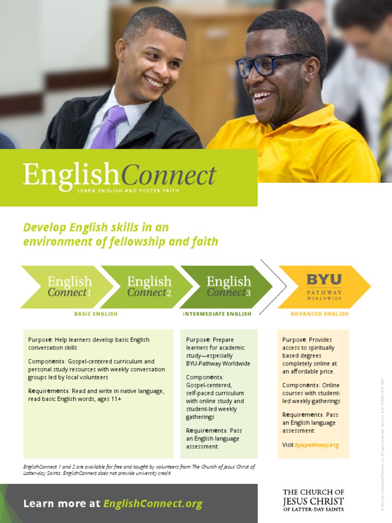 Develop English Skills in An Environment of Fellowship and Faith ...