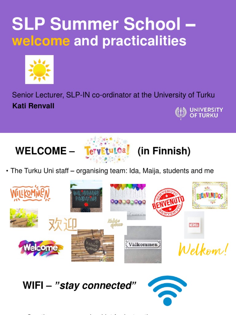 SLP Summer School: Welcome Guide | PDF | Cycling Infrastructure | Finland
