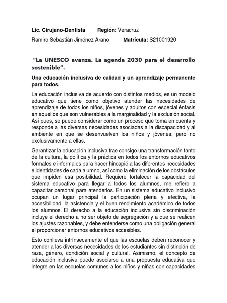 ACT09 RamiroJiménez | PDF | Aprendizaje | Exclusión social