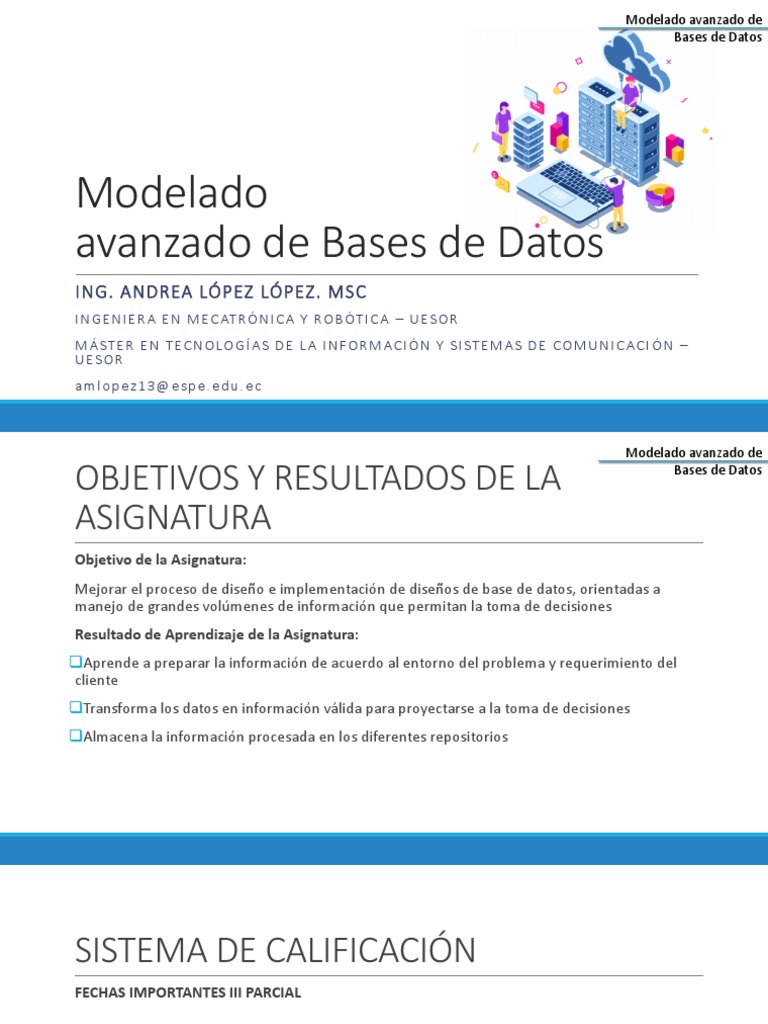 Modelado Avanzado de Bases de Datos 3.2 | PDF | Almacén de datos ...
