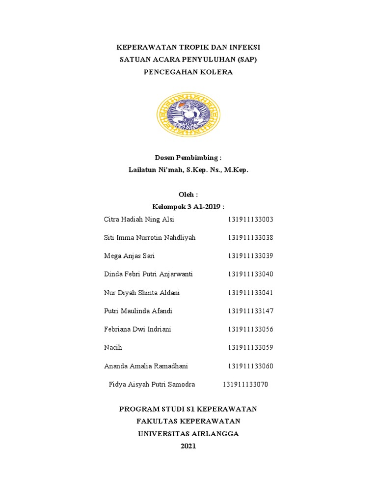 Sap Kolera Kel 3 A1-2019 | PDF