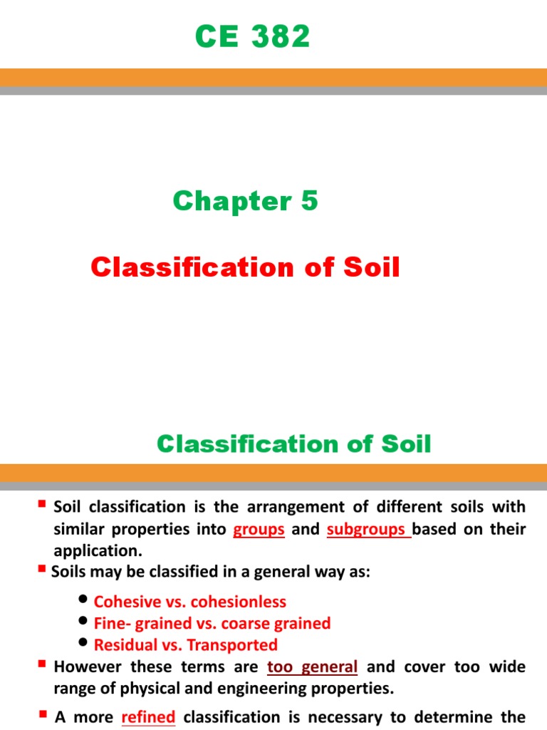 Soil Classification Systems Guide | PDF | Sedimentology | Horticulture