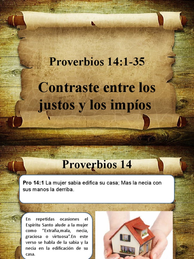 Contrastes entre los justos y los impíos | PDF | Pecado | Libro de ...