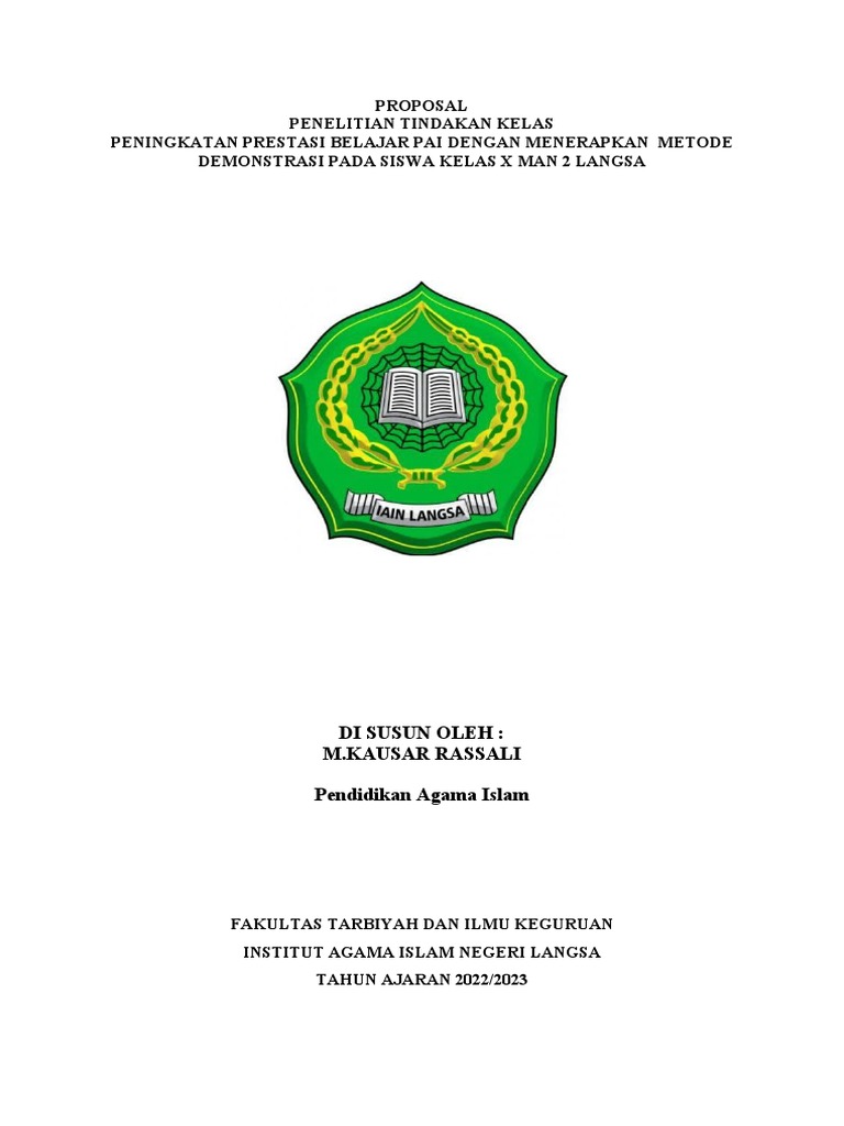 PROPOSAL KAUSAR (Asli) | PDF