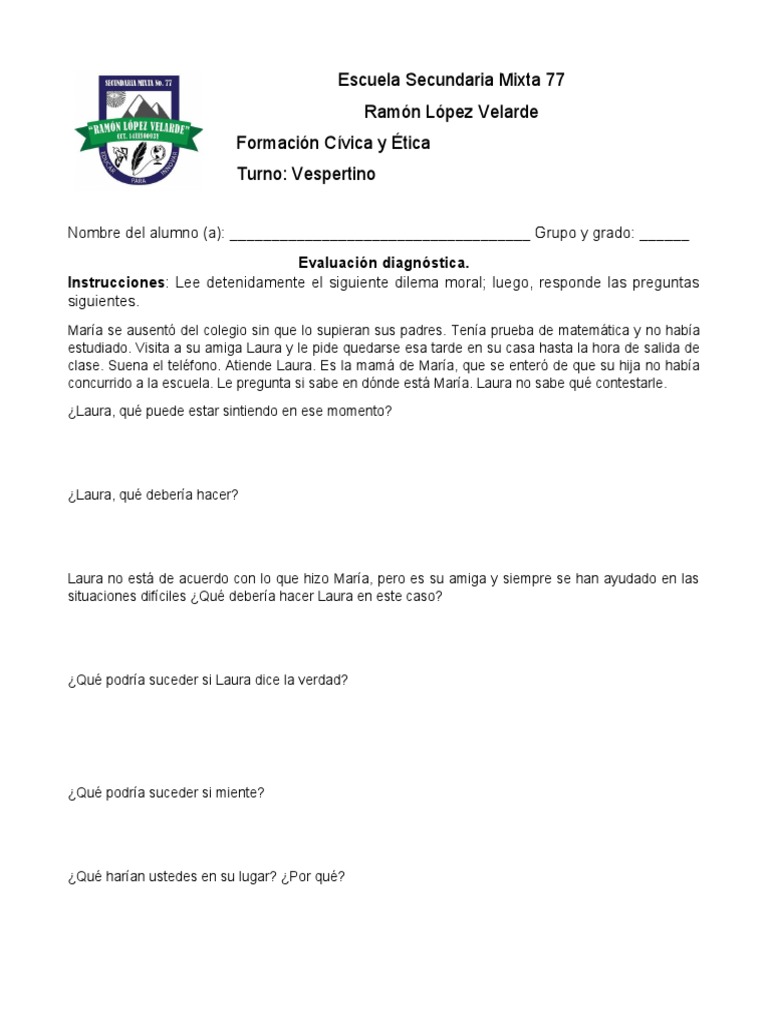 Diagnostico Fce 3 | PDF