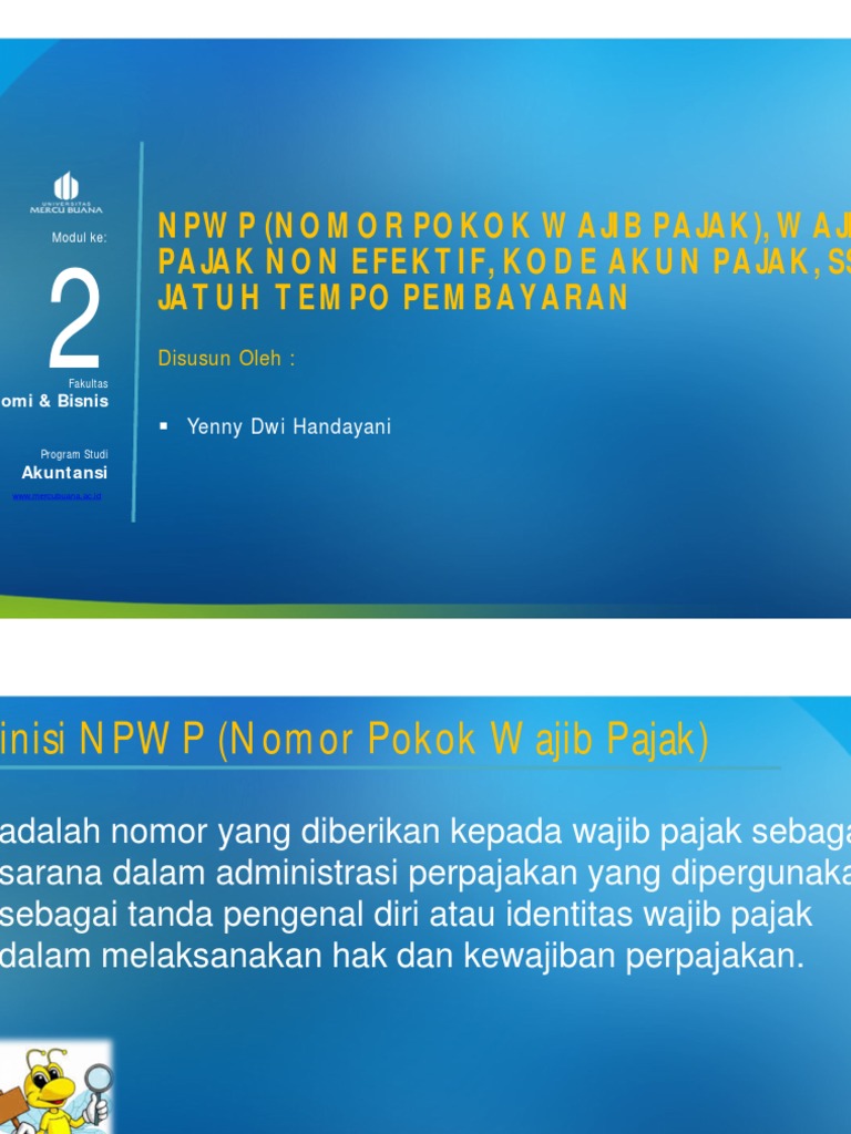 Perpajakan I (TM2) | PDF