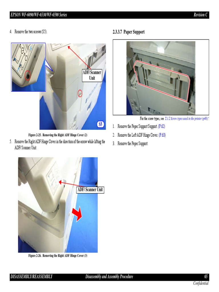 EPSON WF-6090, WF-6530, WF-6590 Series Service Manual Page 61-80 | PDF ...