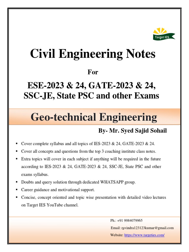 Geo-Technical Engineering | PDF | Geotechnical Engineering | Soil Mechanics