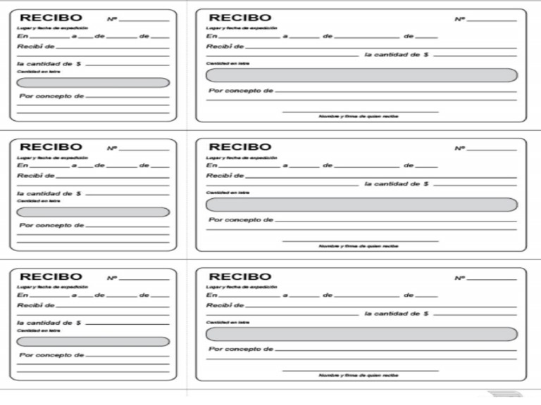 Recibos | PDF