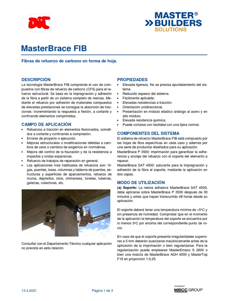 Masterbrace Fib | PDF | Química | Materiales