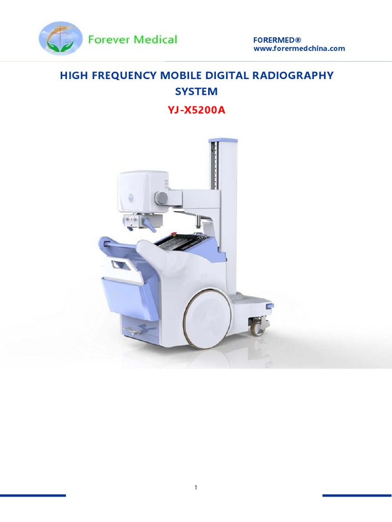 25KW High Frequency Mobile DR System YJ-X5200A | PDF | Radiography | X Ray