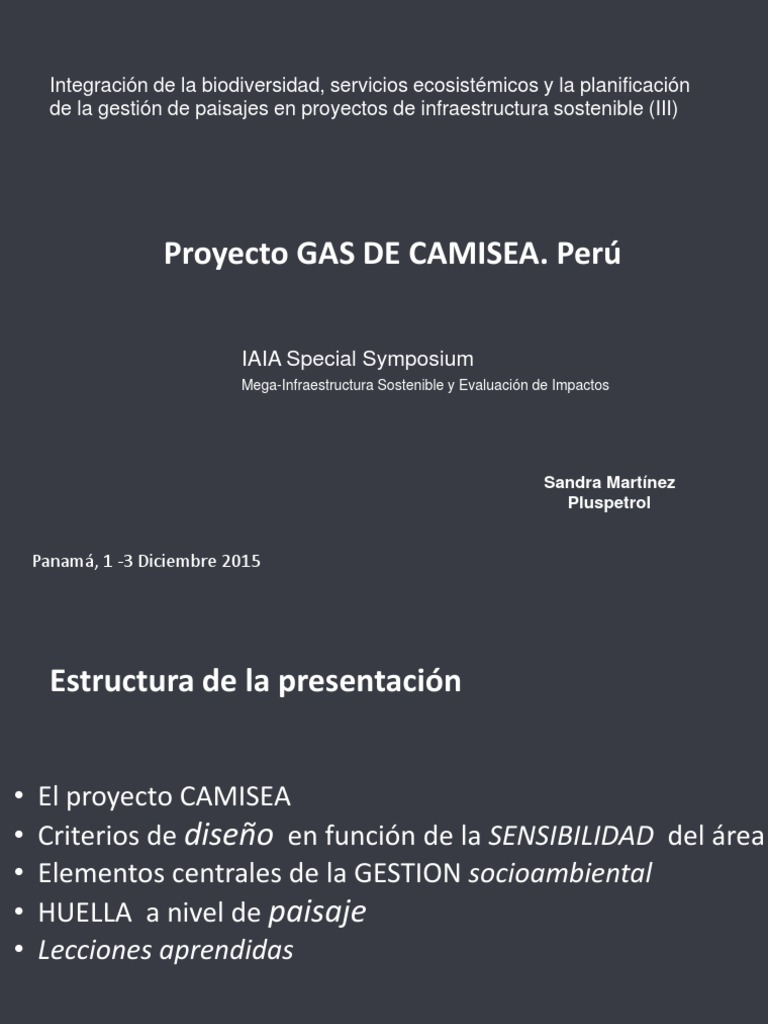 Proyecto Gas de CAMISEA Peru | PDF | Naturaleza