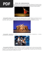 Tipos de Coreografias | PDF | Bailes