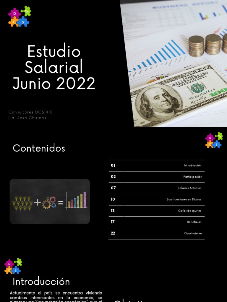 Estudio Salarial Junio 2022 | PDF | Salario | Economias