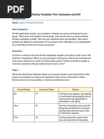 Group Work Self & Peer Evaluation Guide | PDF | Information | Evaluation