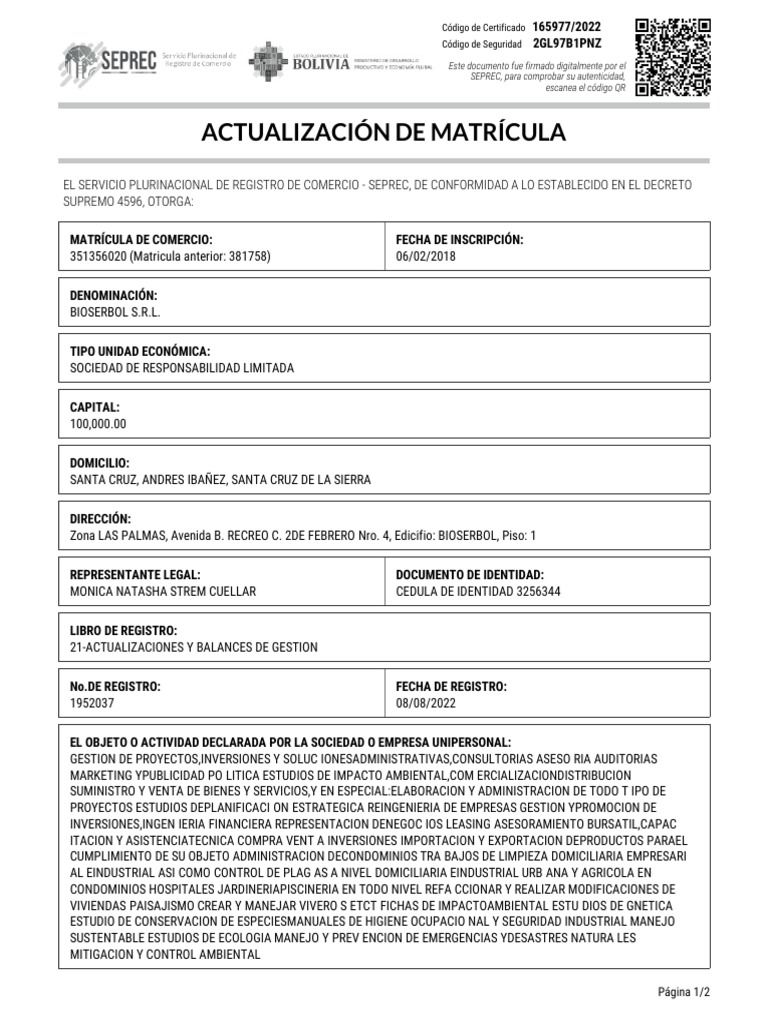 Matricula de Comercio 2022 | PDF | Economias | Business