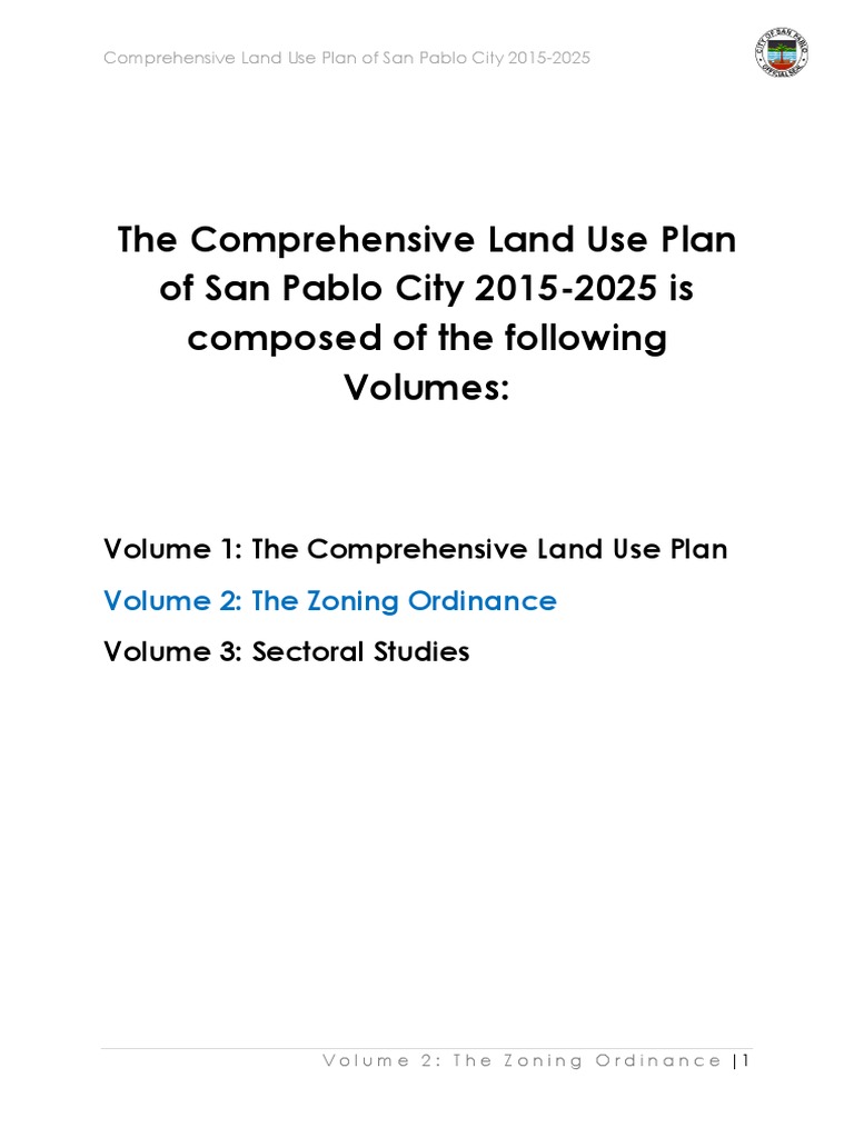 Clup Volume 2 | PDF | Zoning | Agriculture