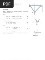 Chapter 5 - Sample Problems (Truss Analysis) | PDF | Truss | Triangle