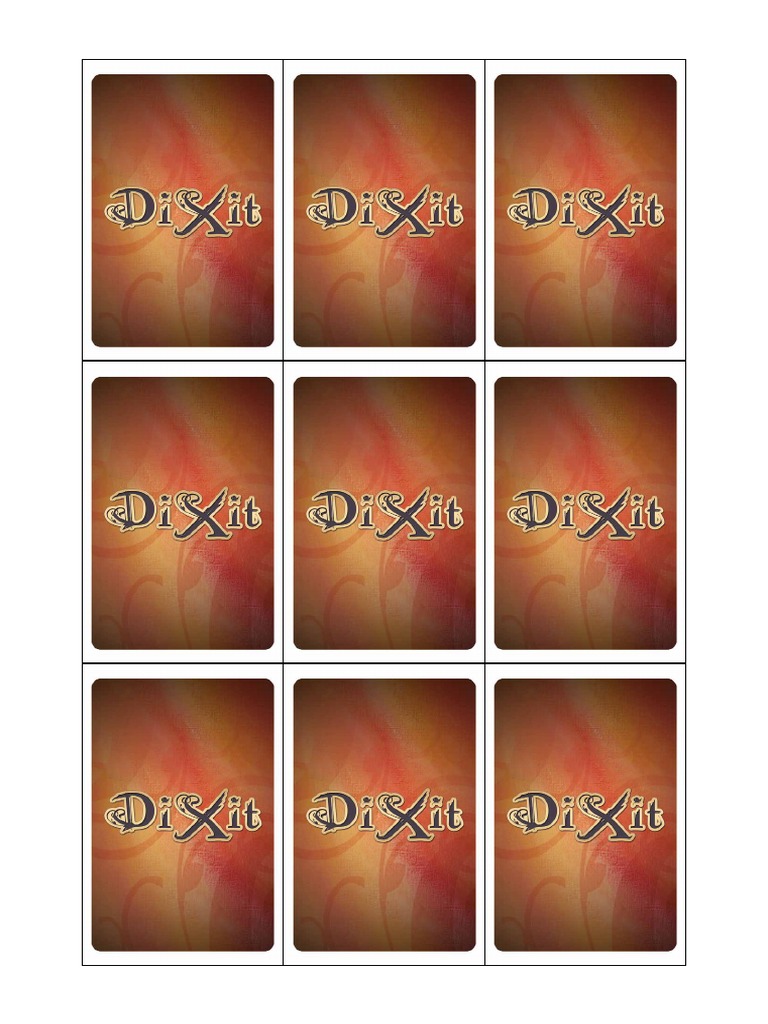 Dixit PNP Cards-2 | PDF