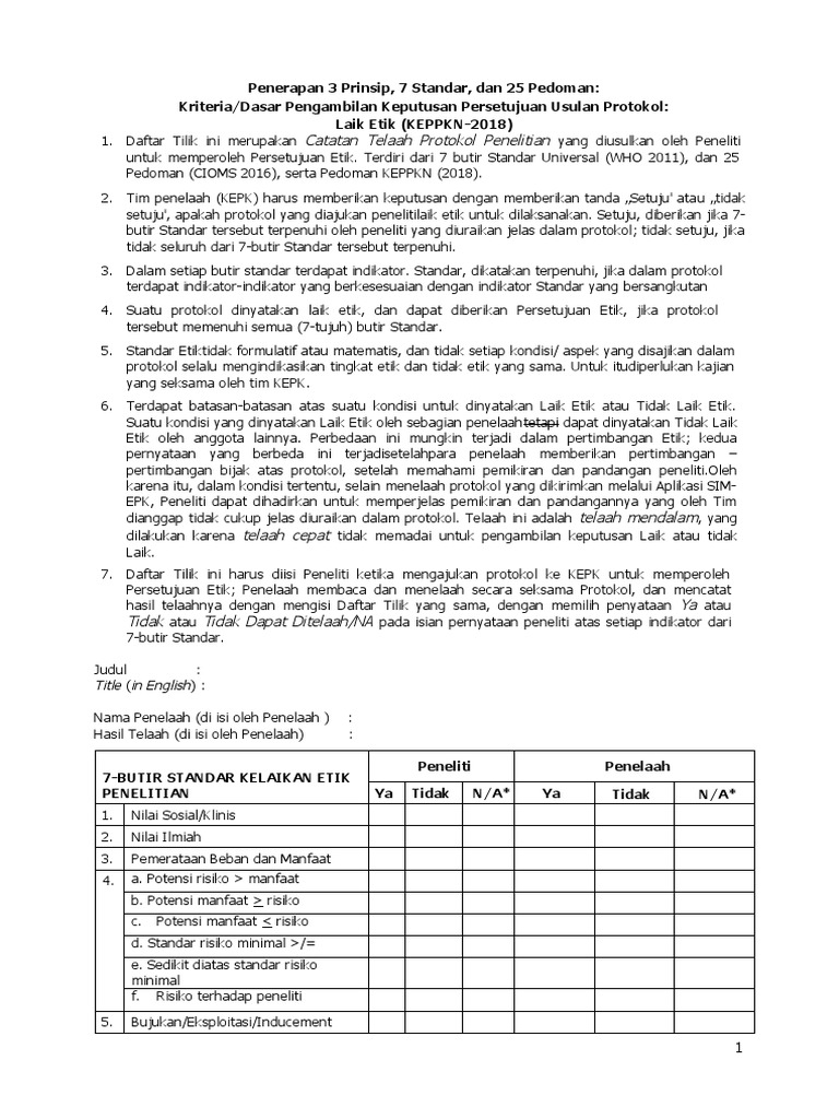 Template Self-Assessment | PDF