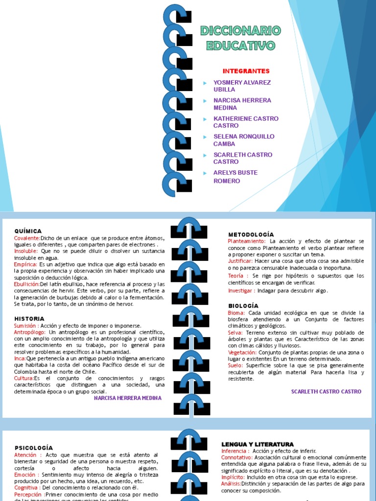 Diccionario Estudiantil | PDF | Las emociones | Conocimiento