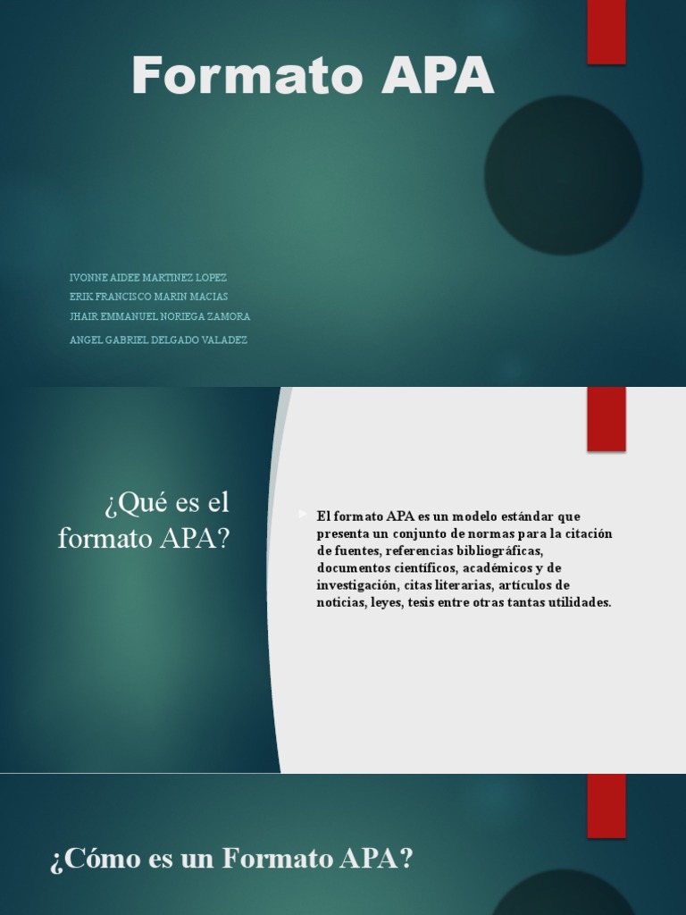 Formato Apa PDF | PDF | Estilo apa | Sumario abstracto)