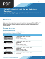 Huawei CloudEngine S6730-H-V2 Series 10GE Switches Datasheet | PDF | Computer Network | Network ...