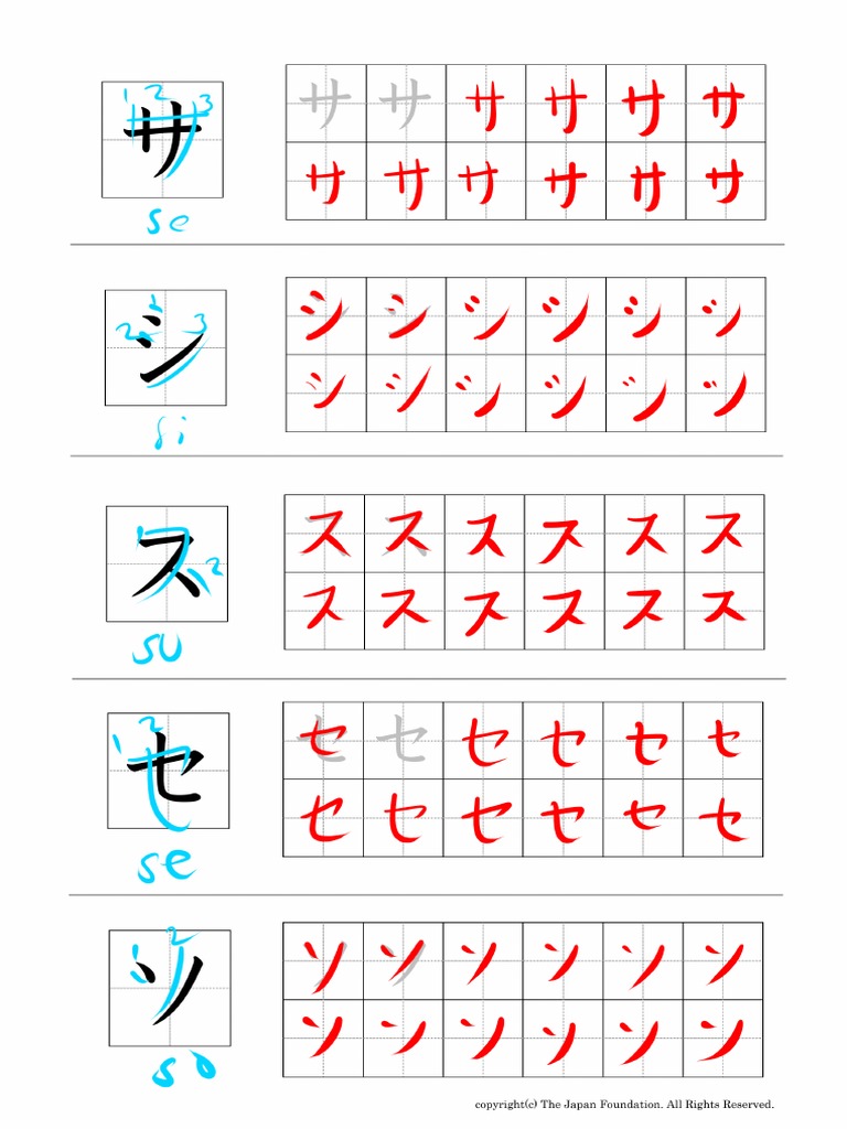 Writing Katakana | PDF