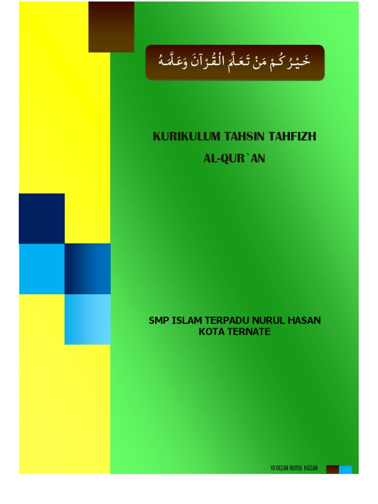 KURIKULUM TAHSIN TAHFIZH SMP IT NH Sofifi PDF | PDF