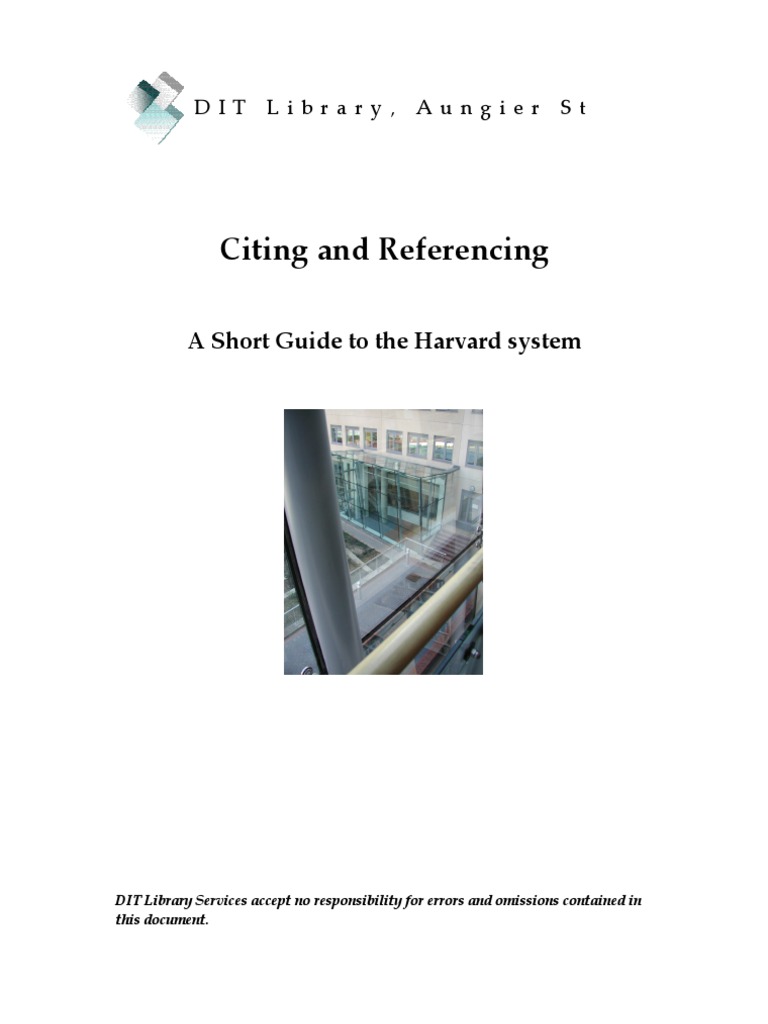 Harvard Referencing Guide | PDF