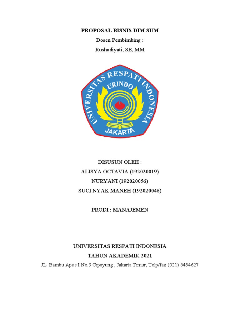 Tugas Proposal Usaha | PDF