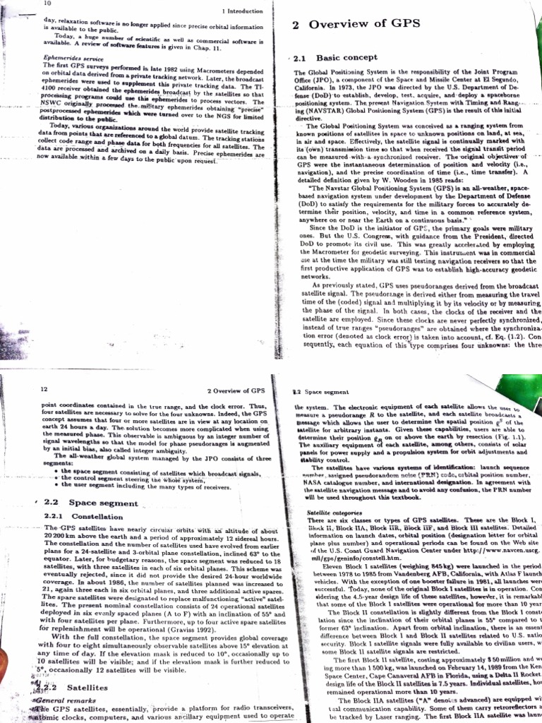 GPS Unit 2 | PDF