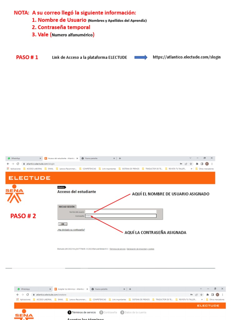 Presentacion Instructivo Electude | PDF