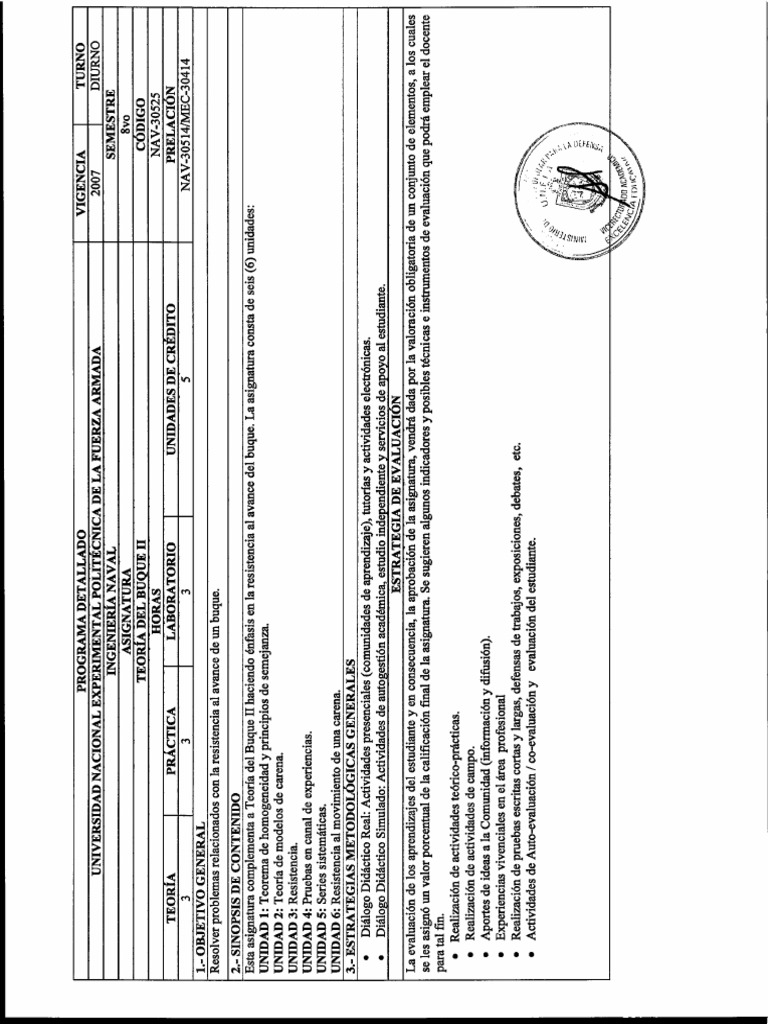 Contenido, Teoría Del Buque II. | PDF
