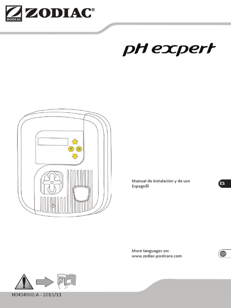 MANUAL PH Expert | PDF | Agua | Solución tampón