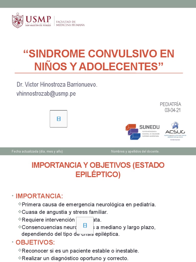 Seminario Sd. Convulsivo Status Epileptico | PDF | Epilepsia ...