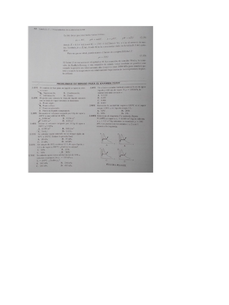 Tarea 1. Propiedades de sustancias puras | PDF