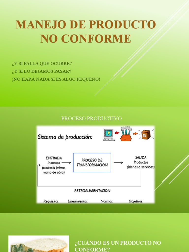 Manejo de Producto No Conforme | PDF | Business