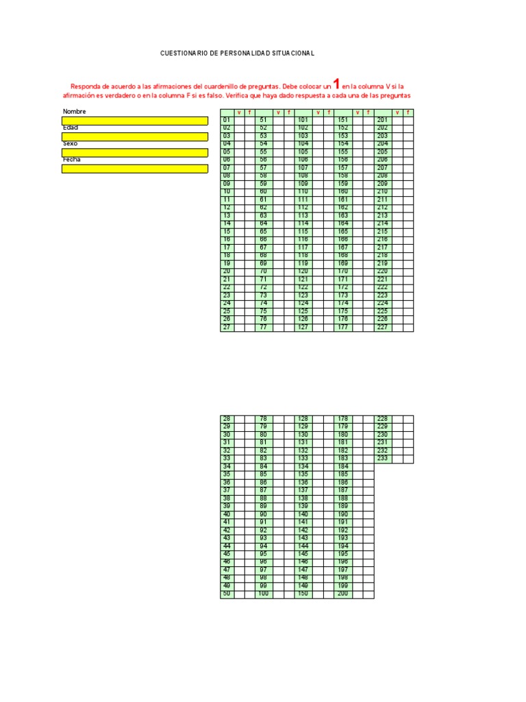 Hoja de Respuetas Cps | PDF