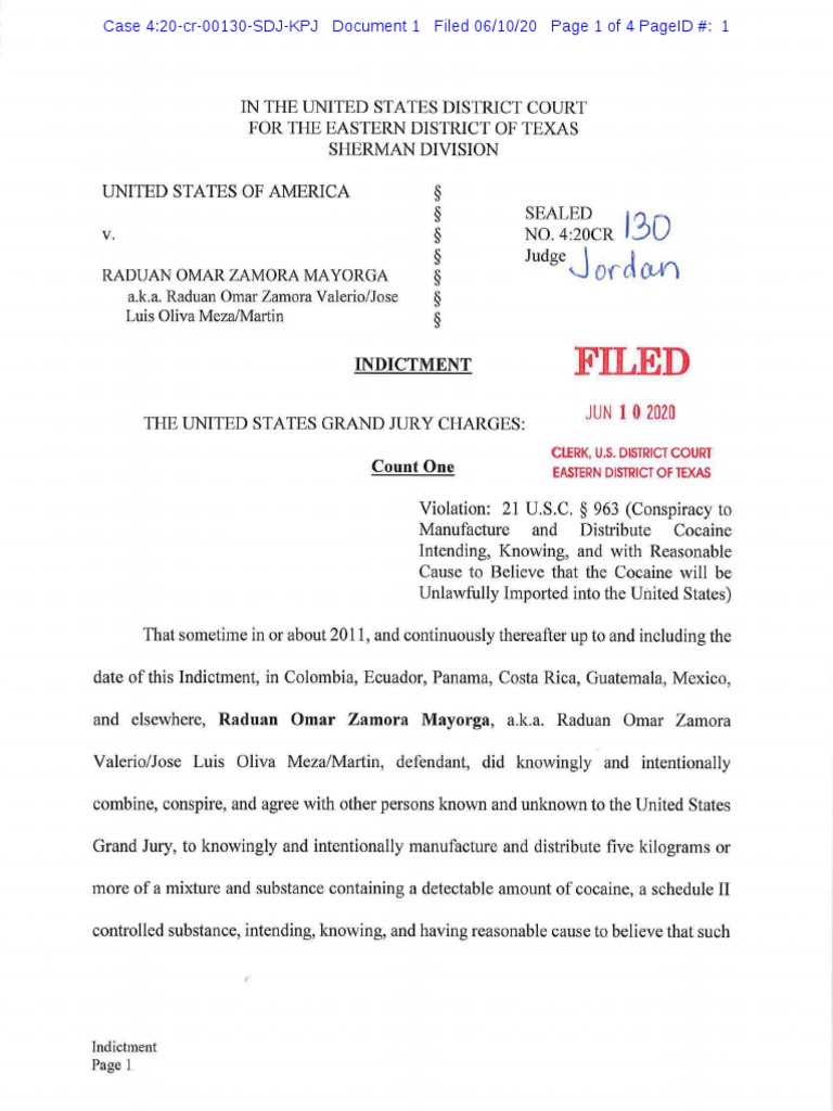 Indictment | PDF | Asset Forfeiture | Indictment