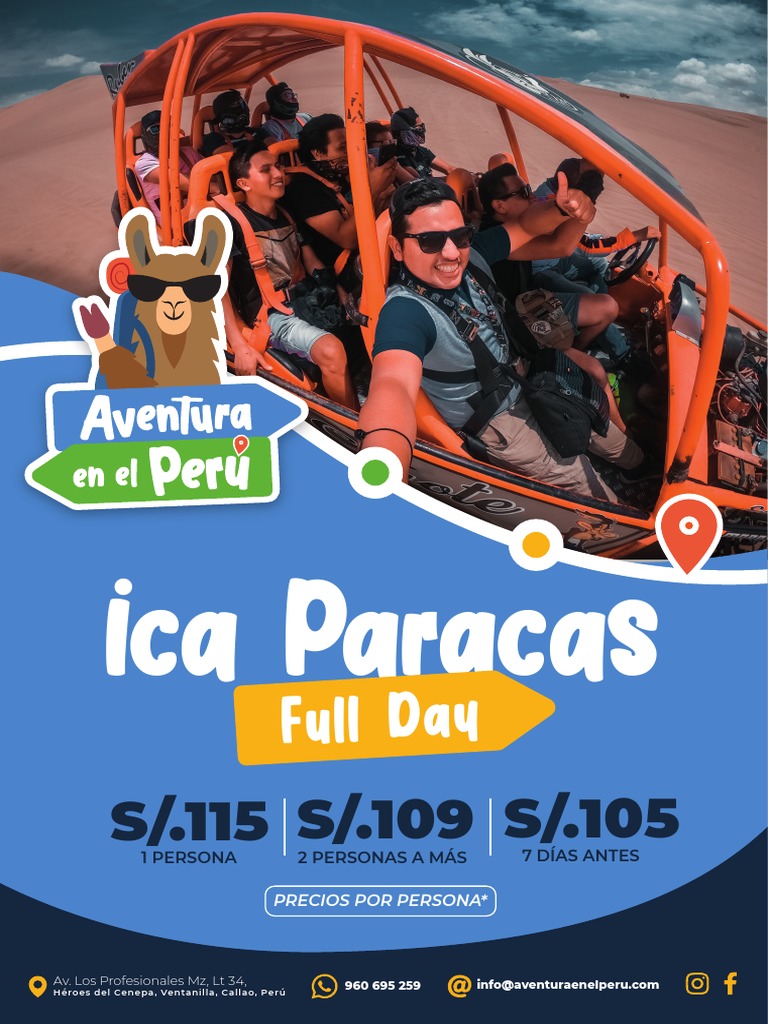 ICA PARACAS Full Day2022 | PDF | Perú | Transporte