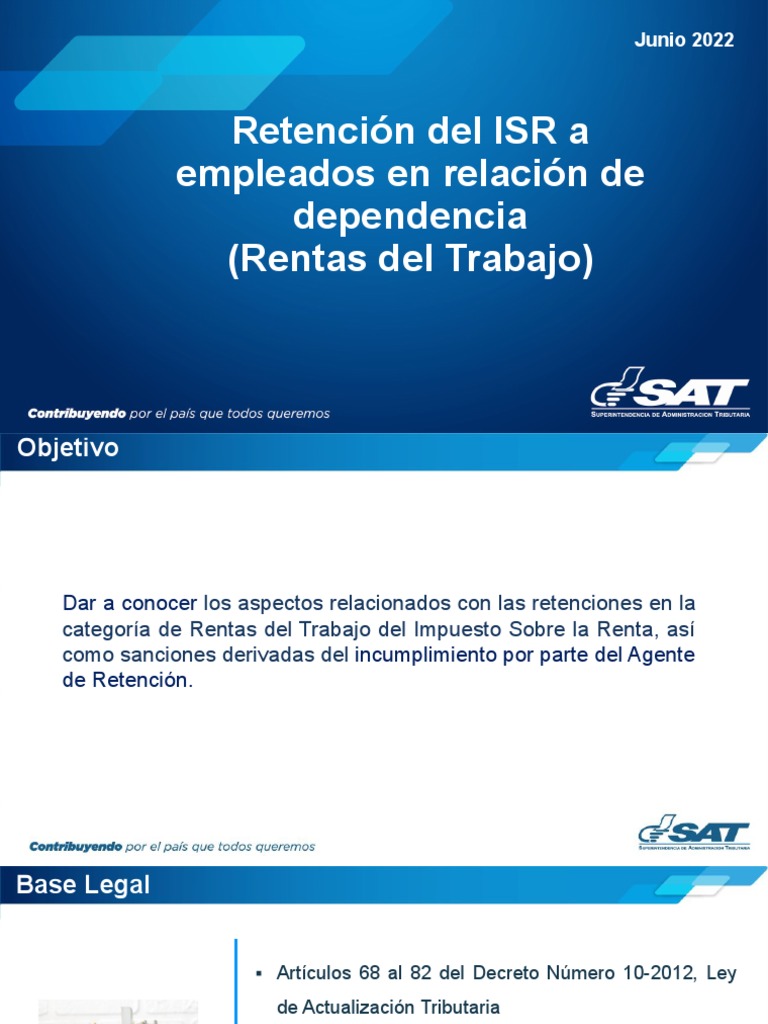 Retención ISR Empleados: Guía Completa | PDF | Impuesto sobre la renta ...