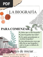 Estructura y partes de una biografía | PDF | Biografía | Narrativa