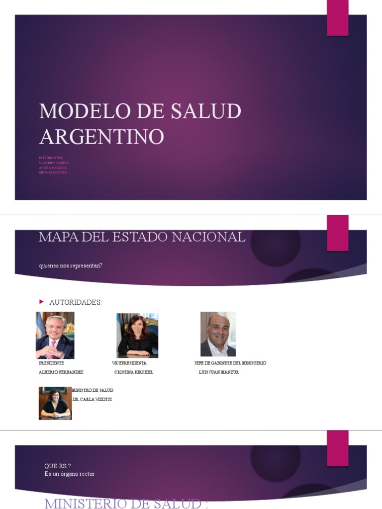 Modelo de Salud Argentino | PDF | Ministerio (Departamento de Gobierno ...