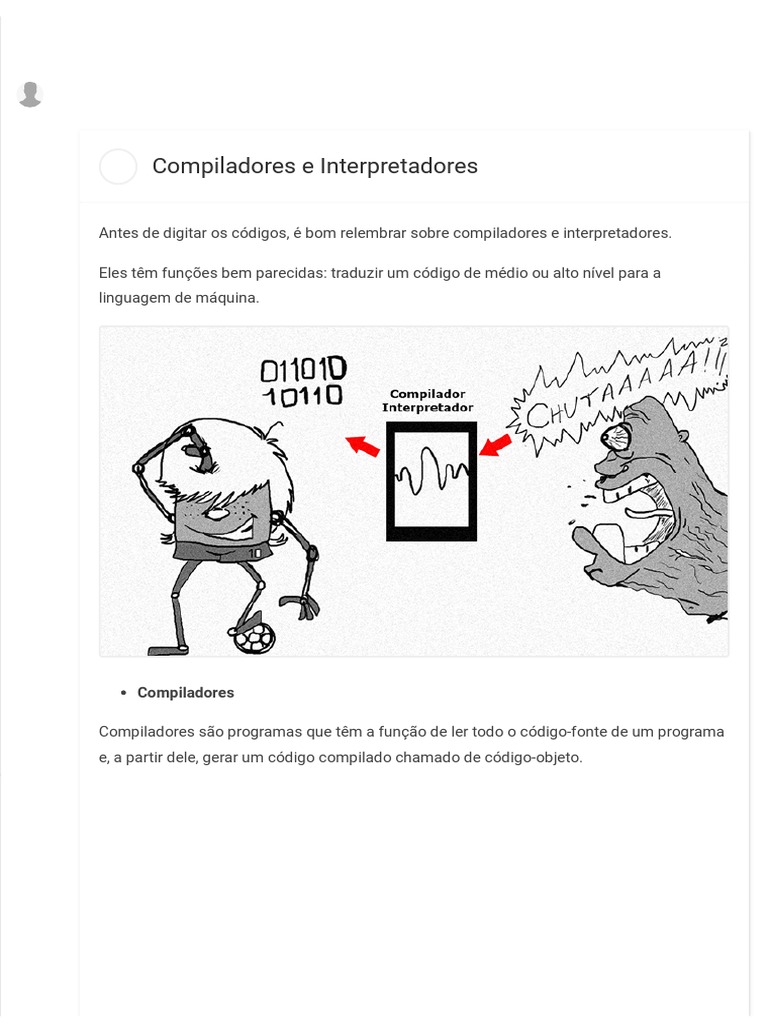 01-Compiladores e Interpretadores | PDF