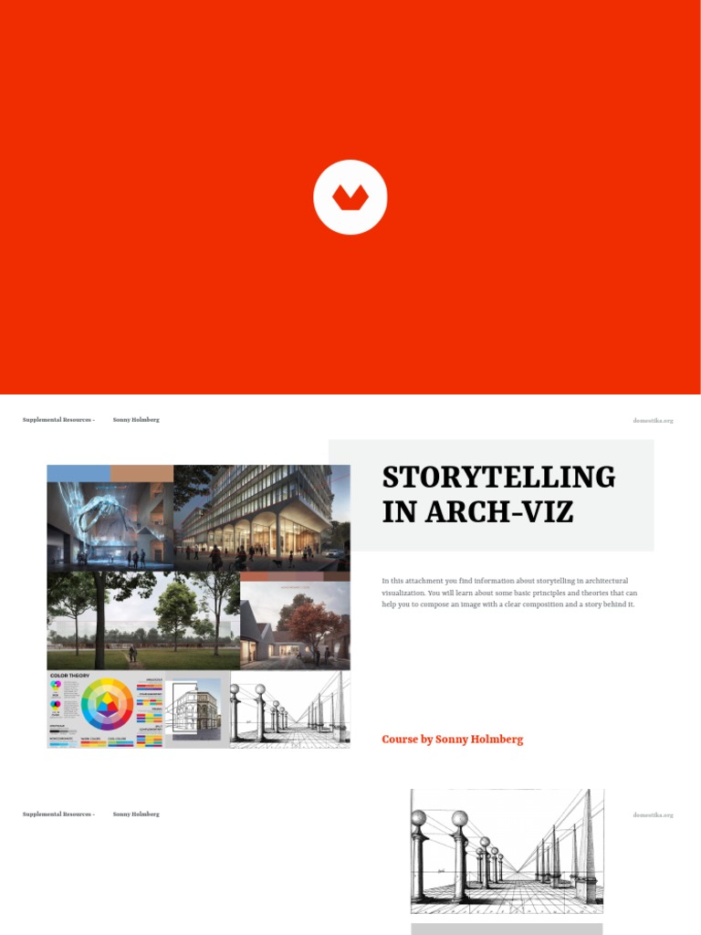 U2 - Storytelling in Arch-Viz | PDF | Perspective (Graphical) | Composition (Visual Arts)