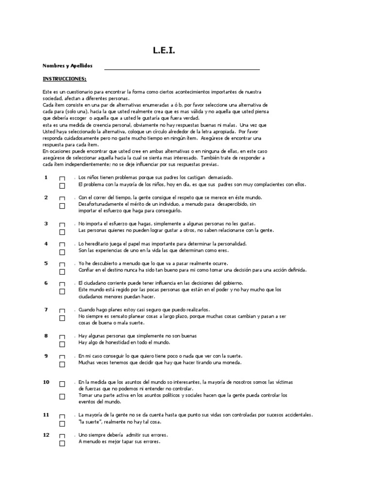 T Lei | PDF | Suerte