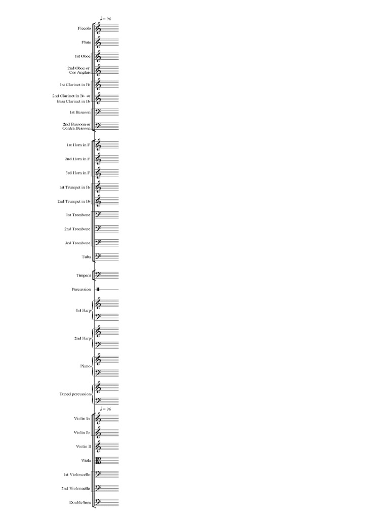 Orchestra Score Example | PDF