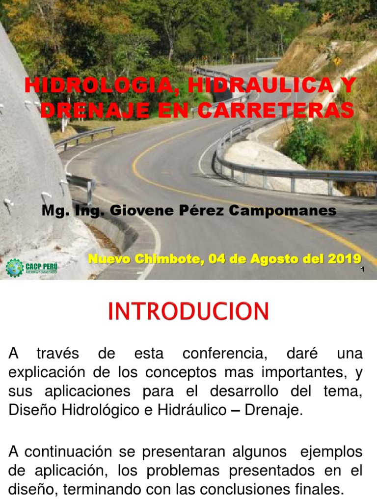 M07-04 Hidrologia - 2019-1 | PDF | Precipitación | Hidrología